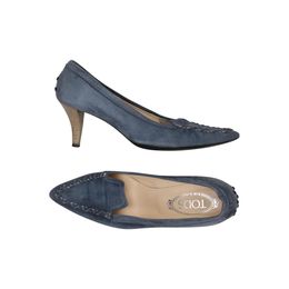 Tod's Tod's Pumps Damen Gr&ouml;&szlig;e 38 Second Hand blau