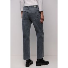 Comfort-fit-Jeans Street One, Damen, Gr. 34, L&auml;nge 30, steel grau washed, Jeans, 84% Baumwolle, 13% Polyester, 3% Elasthan, unifarben, lang, Jeans, Middle Waist