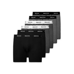 SNOCKS Boxer shorts male Black size L