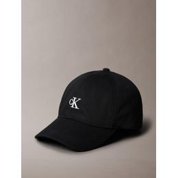 Baseball Cap Calvin Klein Jeans, Jungen, Gr. L/XL, ck schwarz, Baumwolle, unifarben, Caps, mit Logostickerei