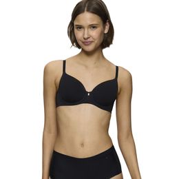 B&uuml;gel-BH Triumph "Body Make-Up Essentials", Damen, Gr. 80, Cup F, schwarz, Microtouch, Obermaterial: 45% Polyester, 40% Polyamid, 15% Elasthan, Basic, BHs B&uuml;gel-BH, leicht, gl&auml;nzend, weiche Einlagen