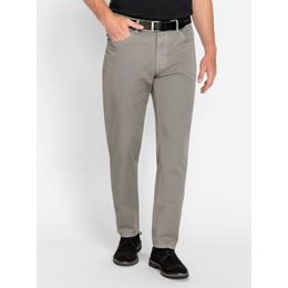 5-Pocket-Hose CLASSIC, Herren, Gr. 24, Unterbauchgr&ouml;&szlig;en, grau, 97% Baumwolle, 3% Elasthan, unifarben, lang, Hosen 5-Pocket-Hose