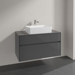 Villeroy & Boch Villeroy & Boch Embrace Schrank mit Waschtisch, 2 Ausz&uuml;ge, 5A6156R1+A95600FP,