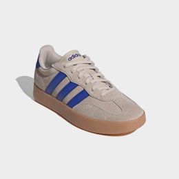 Sneaker adidas Sportswear "BARREDA", Herren, Gr. 48, beige (wonder beige, lucid blau, gum10), Leder, Synthetik, Schuhe Sneaker, inspiriert vom Design des adidas Handball Spezial