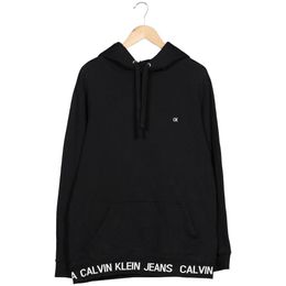 Calvin Klein Jeans Kapuzenpullover Herren Gr&ouml;&szlig;e XL Second Hand schwarz