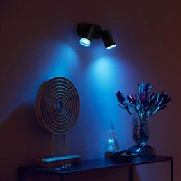 PHILIPS Hue White & Color Ambiance Fugato Strahler, GU10, 2-flammig, 8720169319271,