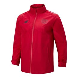 Trainingsjacke New Balance "BAYER 04 LEVERKUSEN SHOWER JACKET", Herren, Gr. M, crimson, Obermaterial: 100% Polyester, Jacken Trainingsjacke, aus Polyester, f&uuml;r Erwachsene