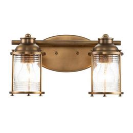 Elstead Lighting Ashland Bay Wandleuchte 2-flammig, QN-ASHLANDBAY2-PC-BATH,