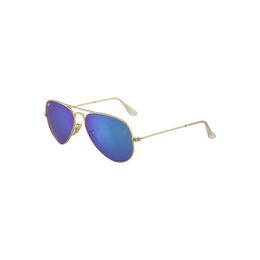 Ray-Ban Sonnenbrille Damen Gr&ouml;&szlig;e One Size Second Hand gold