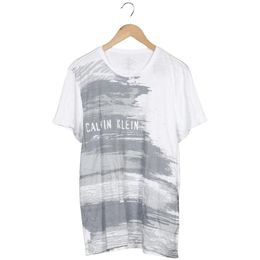 Calvin Klein T-Shirt Herren Gr&ouml;&szlig;e L Second Hand wei&szlig;