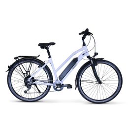 Hawk Bikes E-Bike Damen &raquo;e-Trekking Lady Bafang&laquo; - hellgrau