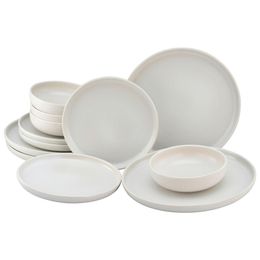 Creatable Tafelservice, Wei&szlig;, Keramik, 12-teilig, Uni, Essen & Trinken, Geschirr, Geschirr-Sets, Tafelservice