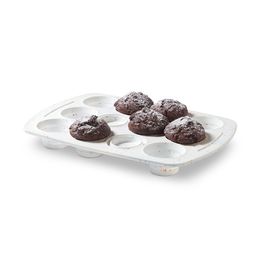 Tchibo - Muffinblech - wei&szlig;