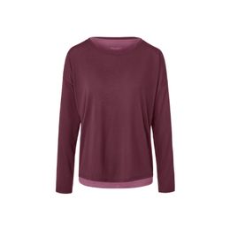 Tchibo - 2-in-1-Sportshirt - Damen - Gr. L - pflaume