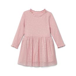 Tchibo - Kinder-Rippkleid - M&auml;dchen - Gr. 98/104 - wei&szlig;