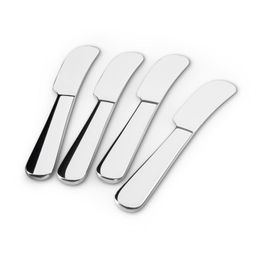 Tchibo - 4 Buttermesser - silber