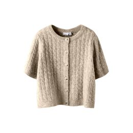name it Strickjacke 'NMFNALISA' M&auml;dchen Gr&ouml;&szlig;e 86 beige