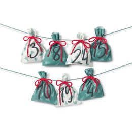 Tchibo - N&auml;h-Set &raquo;Stoff-Adventskalender&laquo; - anthrazit
