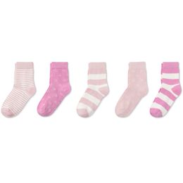 Tchibo - 5 Paar Socken - Damen - Gr. 39-42 - rosa