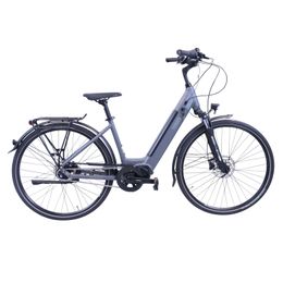 Hawk Bikes E-Bike Damen &raquo;eCity Wave Integrated Lady Steps&laquo; - grau