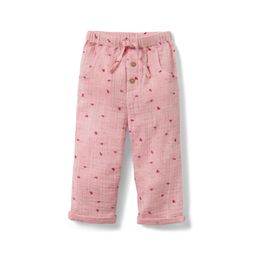 Tchibo - Baby-Schlupfhose - M&auml;dchen - Gr. 98/104 - rosa/print