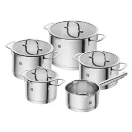 Zwilling Trueflow Kochtopf-Set - silber