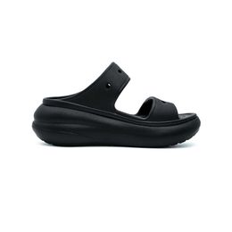 Crocs Pantolette 'Classic Crush' Herren Gr&ouml;&szlig;e 41/42 schwarz / wei&szlig;