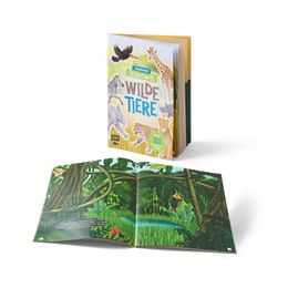 Tchibo - Stickerbuch &raquo;Faszierende Stickerwelt &ndash; wilde Tiere&laquo;