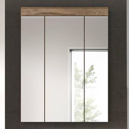 Pharao24.de Badspiegelschrank Spiegelschrank Bad 60 cm breit 3 t&uuml;rig