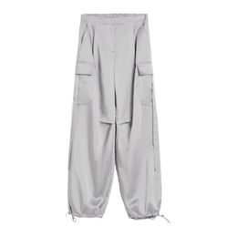 Bershka Cargo Pants female Grey size S