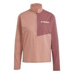 adidas terrex Performance Shirt 'Multi Climacool 1/2 Zip Long Sleeve' female Pink size S