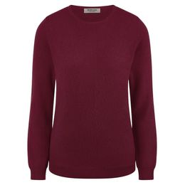 Peter Hahn - Rundhals-Pullover aus 100% Premium-Kaschmir, rot, Gr. 38 / S - Kaschmir