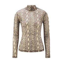 Riani - Mesh-Shirt, beige, Gr. 42 / M
