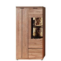 Pharao24.de Wohnzimmerschrank Vitrine Stauraum 75 cm breit 148 cm hoch
