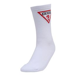 Guess Socken 'ELLEN' Damen Gr&ouml;&szlig;e 36/41 rot / schwarz / wei&szlig;