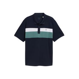 Tom Tailor Men + Poloshirt Herren Gr&ouml;&szlig;e XXXL navy / jade / wei&szlig;