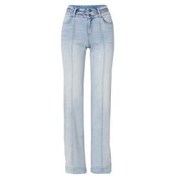 Koroshi Jeans Damen Gr&ouml;&szlig;e 25/26 hellblau