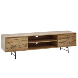 Wohnling WL6.579 TV-Kommode Braun 160 cm x 40 cm x 45 cm
