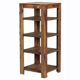 Wohnling WL1.388 Standregal MUMBAI Massiv-Holz Sheesham 44 cm x 44 cm x 105 cm