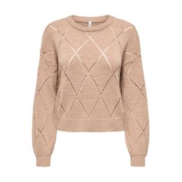 Only Pullover 'ONLGEENAS' Damen Gr&ouml;&szlig;e XL beige