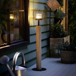 Windlicht-S&auml;ule "Bl&uuml;tenkorb"