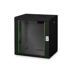 Digitus 12HE 19"-Wandgeh&auml;use Unique Serie RAL 9005 schwarz