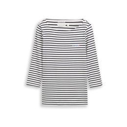 Tom Tailor Shirt Damen Gr&ouml;&szlig;e XXXL navy / offwhite
