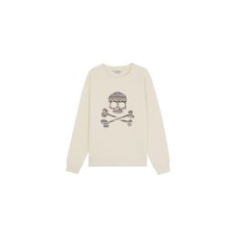 Scalpers Sckilimpatchskullsw Kids ' ' M&auml;dchen Gr&ouml;&szlig;e 104 wei&szlig; / offwhite
