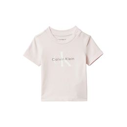 Calvin Klein Jeans T-Shirt Jungen Gr&ouml;&szlig;e 104 schlammfarben / pastellpink / wei&szlig;