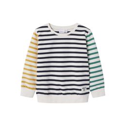 name it Sweatshirt Jungen Gr&ouml;&szlig;e 116 blau / curry / gr&uuml;n / wei&szlig;