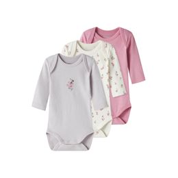 name it Body M&auml;dchen Gr&ouml;&szlig;e 56 jade / helllila / eosin / wei&szlig;