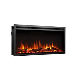 BALDERIA Elektrokamin Atalanta 40 - Einbaukamin mit Heizung 1500 W