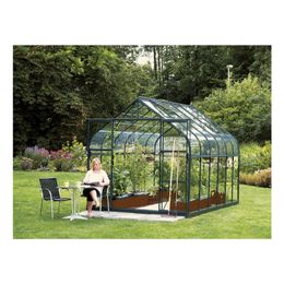 Vitavia Comfort Edition Diana 9900 ESG 3mm, smaragd inkl. Fundamentrahmen, automatischem Fenster&ouml;ffer und Regenfallrohr-Set