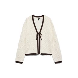 V&eacute;ro Moda VERO MODA Knit Cardigan 'Becca' female size XL Black / White
